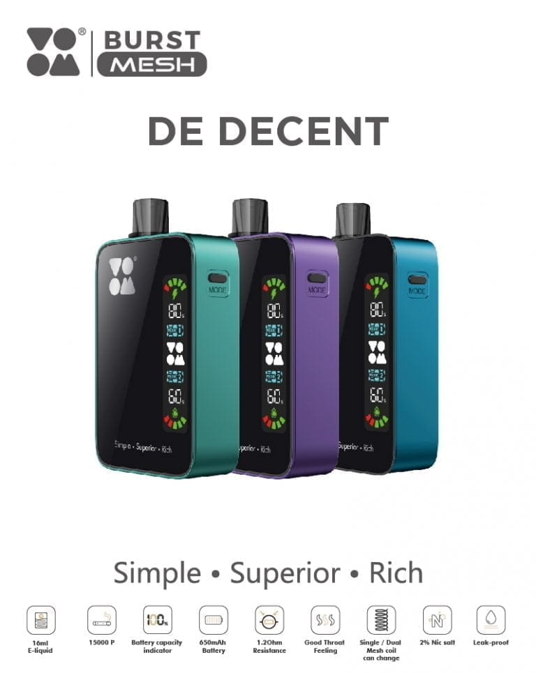 Simple · Superior · Rich — VOOM