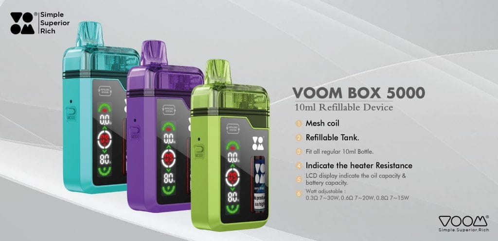 Simple · Superior · Rich — VOOM